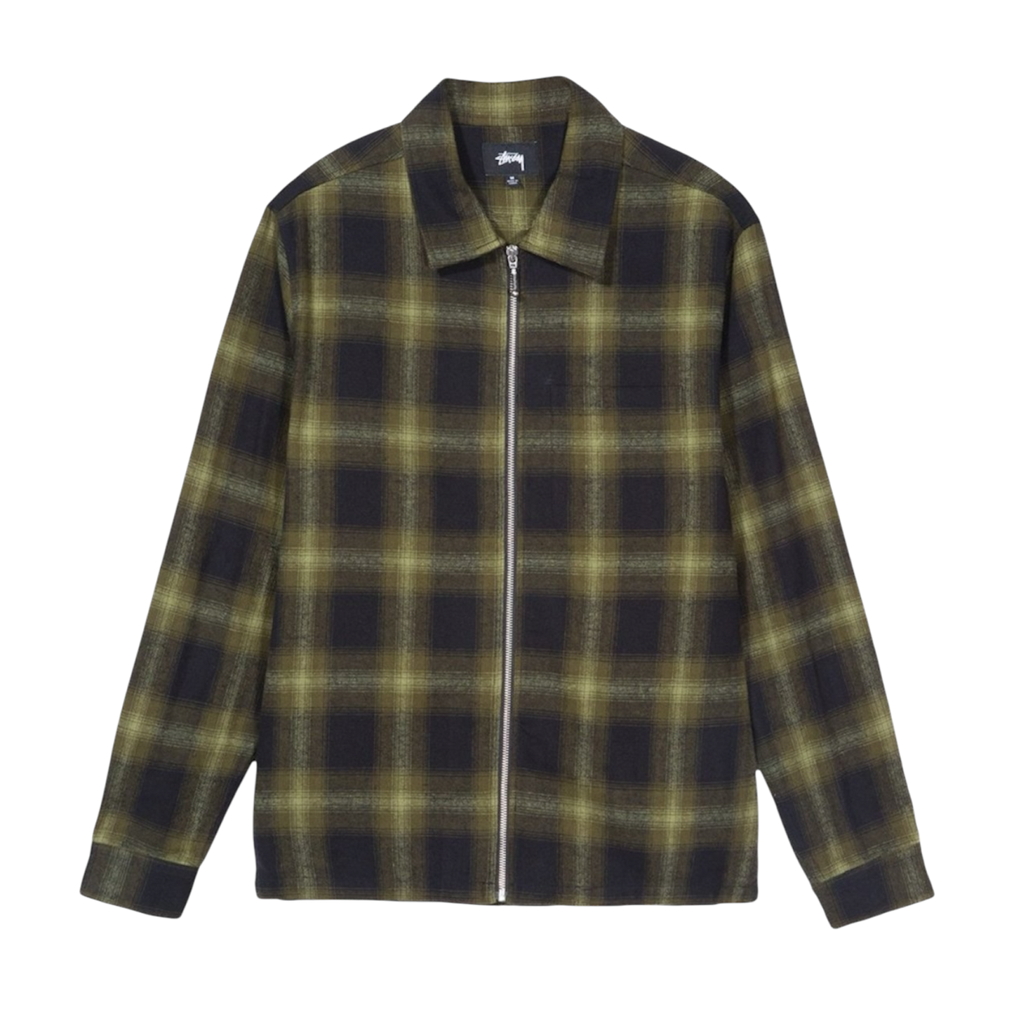 Stussy Paul Shadow Zip Up Green – 1NE.derby